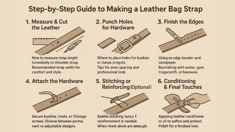 A DIY Guide to Make Your Own Leather Bag Strap | Leather Advice