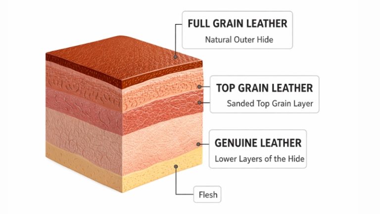 Top Grain Leather vs Genuine Leather Explained: Key Differences You ...