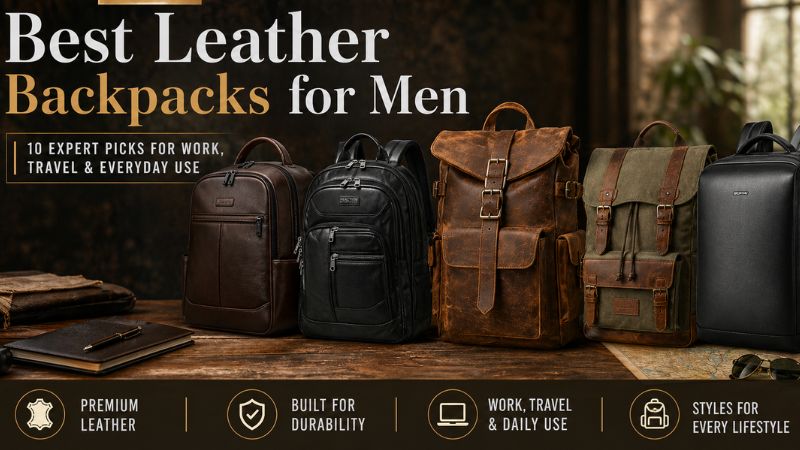 Best Leather Backpacks for Men (2026) – 10 Expert Picks for Work ...