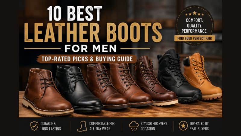10 Best Leather Boots for Men (2026) – Top Picks for Comfort ...