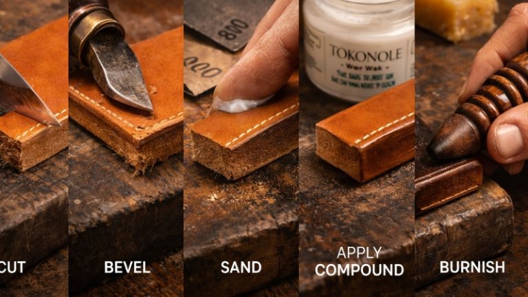 How to Burnish Leather Edges - A Step-by-Step Guide for Smooth ...